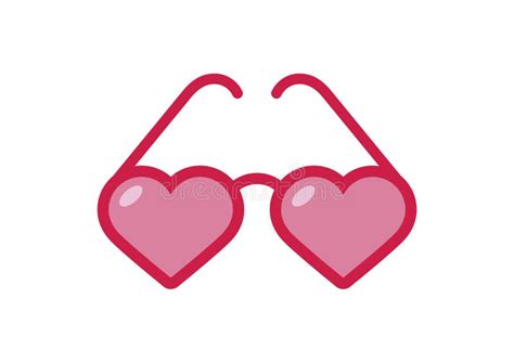 Pink Heart Shaped Glasses Stock Illustrations 401 Pink Heart Shaped