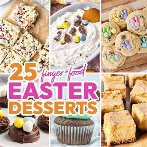25 Easter Desserts For A Springtime Sweetness Bite Sized Bash
