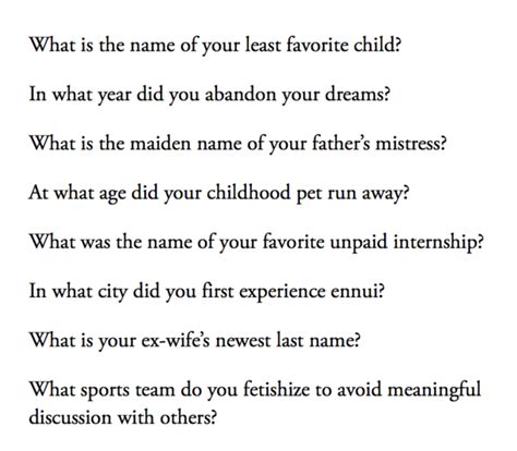 Nihilistic Password Security Questions Meme Guy