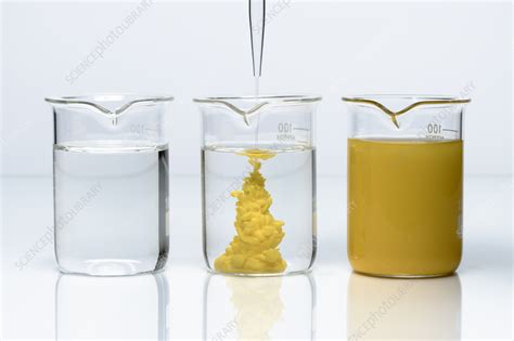 Lead Iodide Precipitate Stock Image C0587129 Science Photo Library