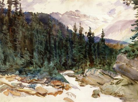 Alpine Landscape John Singer Sargent Paintings