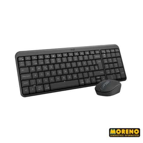 Combo Tec Mouse Bluetooth Logitech Mk250 Moreno Suministros Informáticos