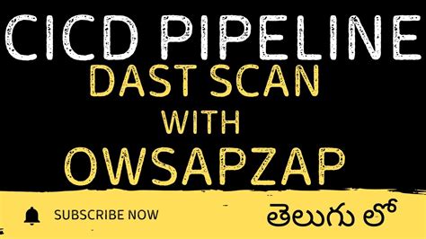 Devops Cicd Pipeline 9 Dast Scan With Owsap Zap Telugu In Gitlab