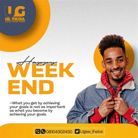 Happy Weekend Flyer Banner Ads Design Flyer Design Flyer