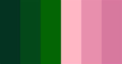 Dark Green And Pink Color Scheme Green