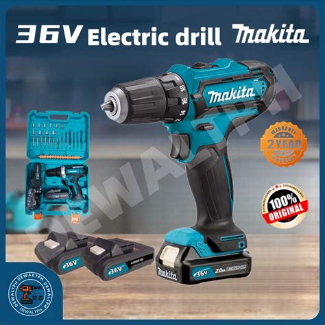 Makita Cordless Electric Drill 36v Lithium Battery Drill Two Speed