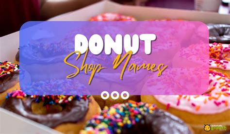 180 Donut Shop Names