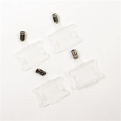 He391111 Durable Security Pass Holder Pack Of 25 Findel