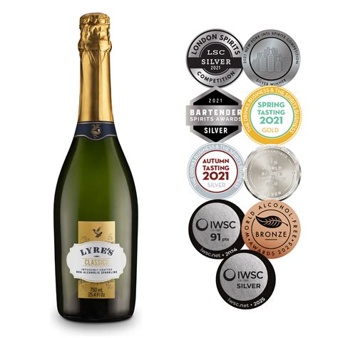 Non Alcoholic Prosecco Sparkling Wine Lyres Classico