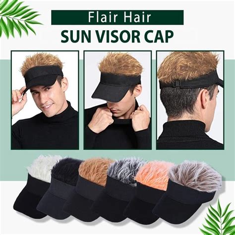 Flair Hair Sun Visor Cap Lilyrhyme