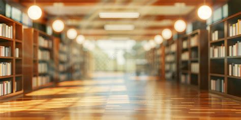 Illustration Of Bookshelf In Library Copyspace Background Bookshelves