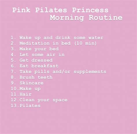 Start Your Day With A Pink Pilates Princess Morning Routine