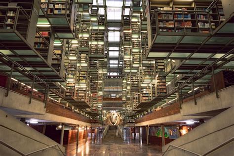 Premium Photo Interior View Of Architectural Vasconcelos Library
