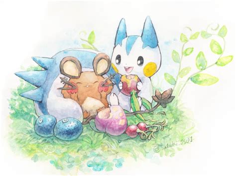 Pachirisu And Dedenne Pokemon Drawn By Satsukipixiv44579273 Danbooru