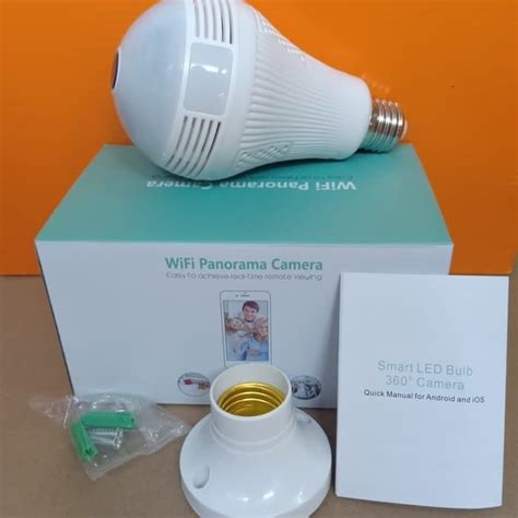 Cctv Ip Camera Cctv Bulb Wifi Panoramic Cctv Mini Sambung Ke Hp