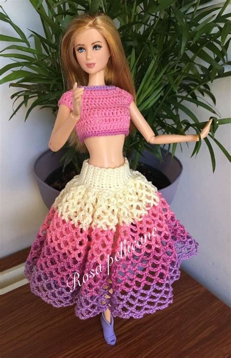Pin By Anja Hazelaar On Barbiekleding Crochet Barbie Clothes Barbie