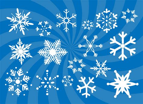 Snowflake Clipart Vector At Collection Of Snowflake