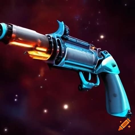 Illustration Of A Futuristic Space Gun