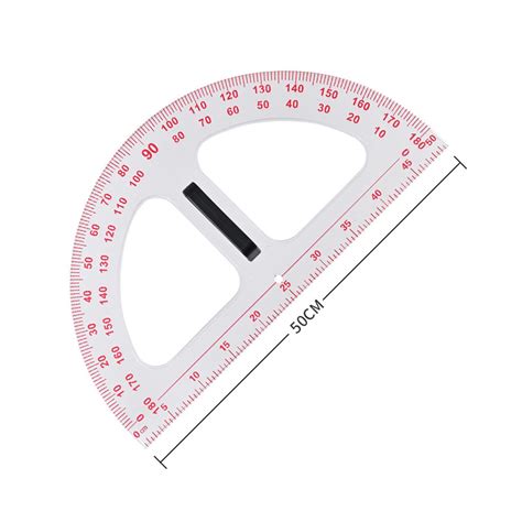 Protractor Math Protractor With Removable Handle Carpenter 19 69inch D Uniqbuy