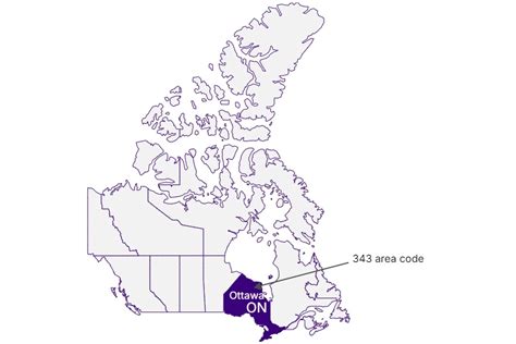 343 Area Code Get Local Phone Number For Ottawa Ontario
