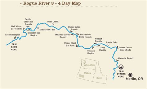 Map Of Rogue River Oregon