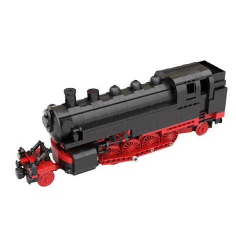 Moc 21381 Pneumatic Steam Train Assembly Model Building Blocks Set 826pcs