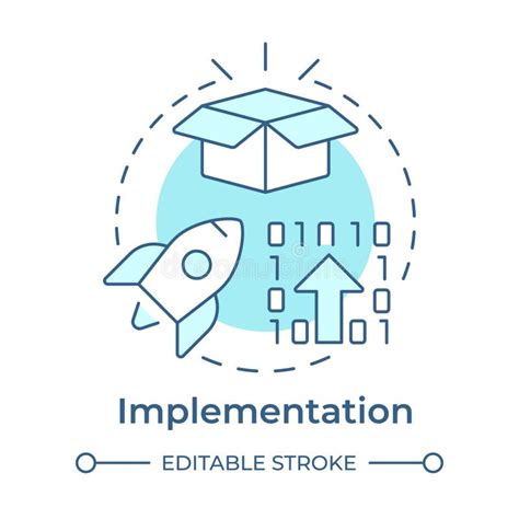 System Implementation Icon Stock Illustrations 2257 System