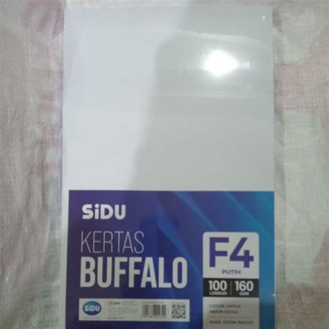 Putih Paper Bufalo Sidu F4 White 100lbr Shopee Malaysia