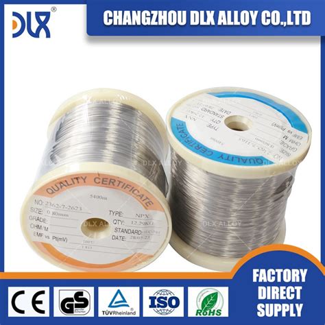 Iec60584 Class I Grade Nicr Cuni Type E Thermocouple Bare Wire For