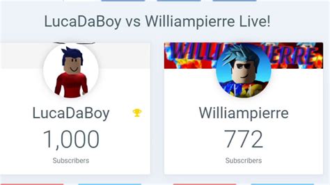 Lucadaboy Vs Williampierre Live Youtube