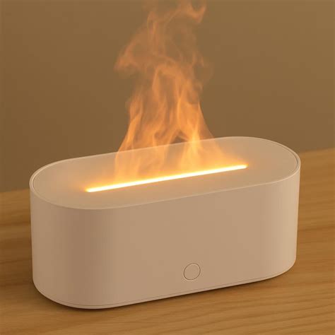 Flame Effect Essential Oil Diffuser Ultrasonic Cool Mist Humidifier