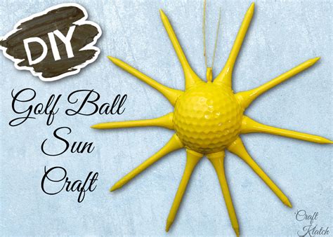 30 Golf Ball Crafts Diy ~ Craft Klatch How To Craft Klatch