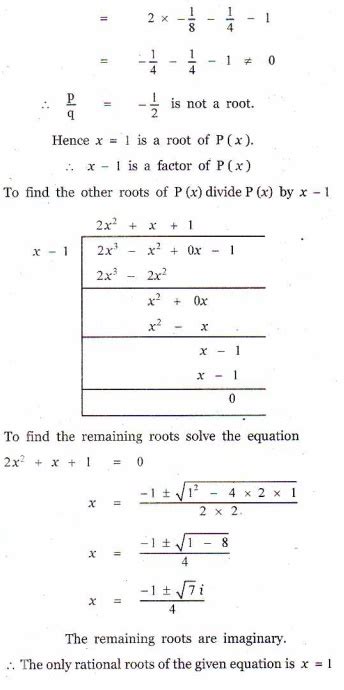 Exercise 35 Polynomial Equations With No Additional Information