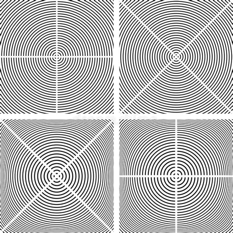 Circle Lines Patterns Abstract Geometric Textured Backgrounds Stock