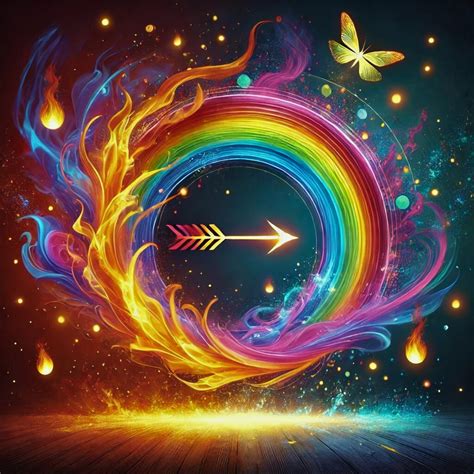 Download Rainbow Arrow Colorful Royalty Free Stock Illustration