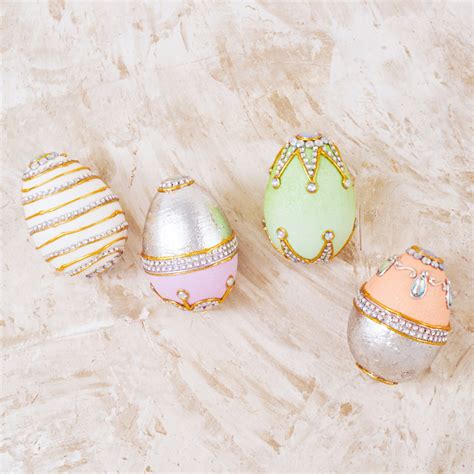 Easter Decorations Easter Egg Capiz Jeweled Egg Set Michaels