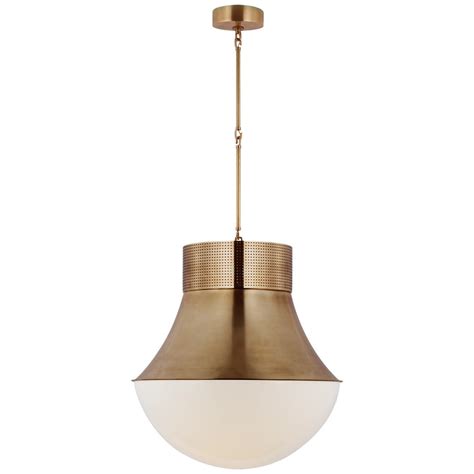 Precision Pendant 17 00 W X 19 00 H Antique Burnished Brass With