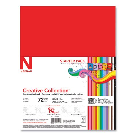 Neenah Paper Creative Collection Premium Cardstock 65 Lb Cover Weight