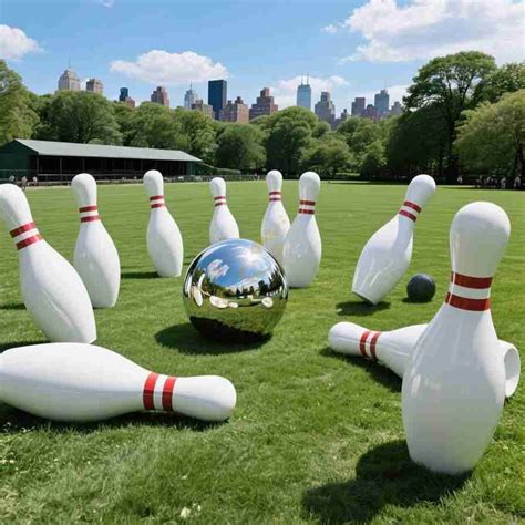 Custom Metal Bowling Ball Sculpture Bowling Balls And Pins For Sale D 32