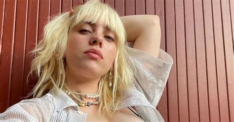 Billie Eilish ‘breaks Internet Stripping Nearly Naked As She Lounges