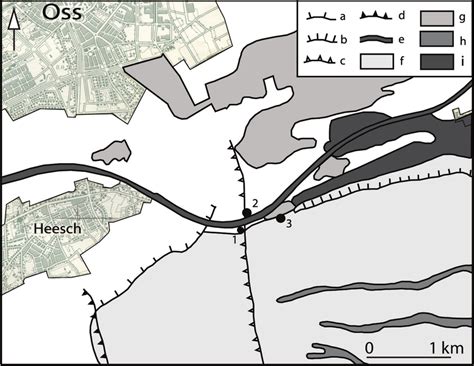 The Location Of The Barrow Cemeteries South Of Oss In Their