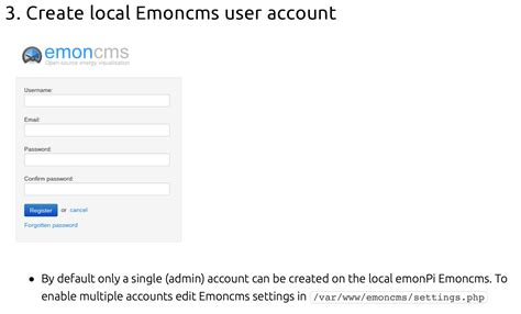 Emoncms User Account Emoncms OpenEnergyMonitor Community