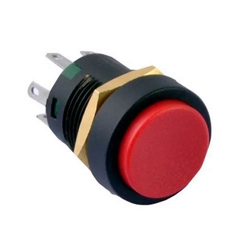 10 Amp Rectangular Push Button Switch For Electronic Products Plastic