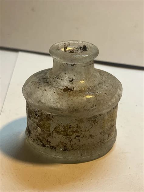 Vintage British Isinglass Co Ltd Grimsby Clear Glass Ink Bottle £545