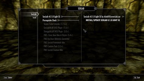 Skyrim Sexlab アニメーション設定 Sl：アニメーションパック Bnvs