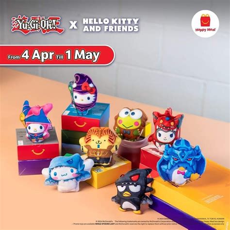 Nib 2024 Mcdonalds Yu Gi Oh X Hello Kitty Kerokerokeroppi X Kuriboh
