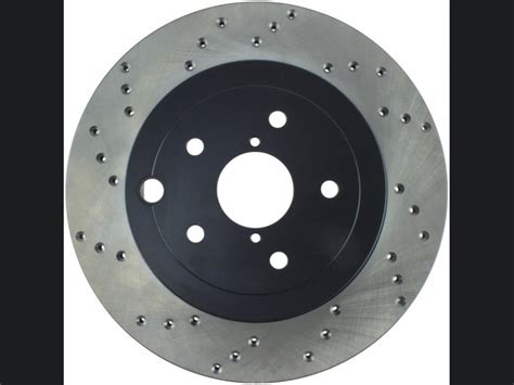 Subaru Impreza Brake Rotor 1 Rear Right Stoptech Drilled Sport