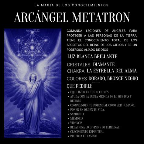 MetatrÓn Arcángeles Oracion A Los Arcangeles Arcangeles De Dios