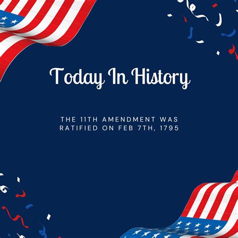 Usconstitution 11thamendment Historicalmilestone Today In History