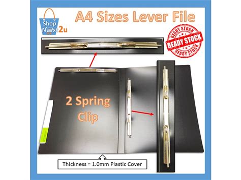 A4 Plastic File Lever Spring File Pp Lever File Pp File Spring